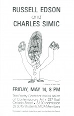 Russell Edson and Charles Simic Poster – Chicago Poetry Center Store